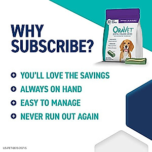 OraVet Dental Hygiene Chews for Medium Dogs 25-50 lbs