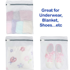 Simple Houseware Laundry Bra Lingerie Mesh Wash Bag (3 Medium)