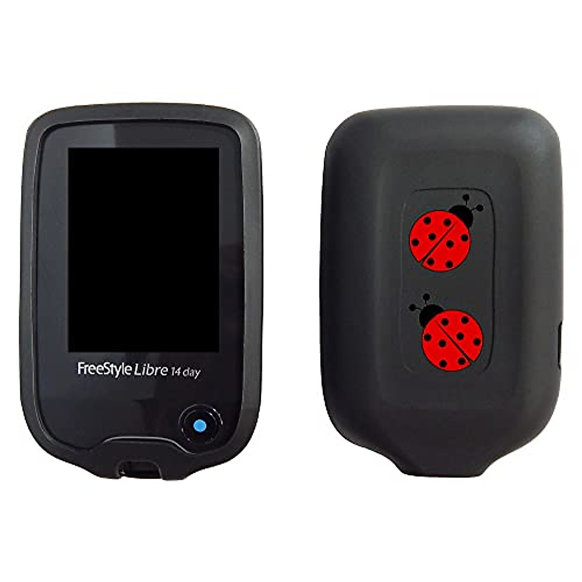 New Premium Silicone Designed Case for Freestyle Libre & Freestyle Libre 2 & Freestyle Libre 14 Day (LDB-Black)