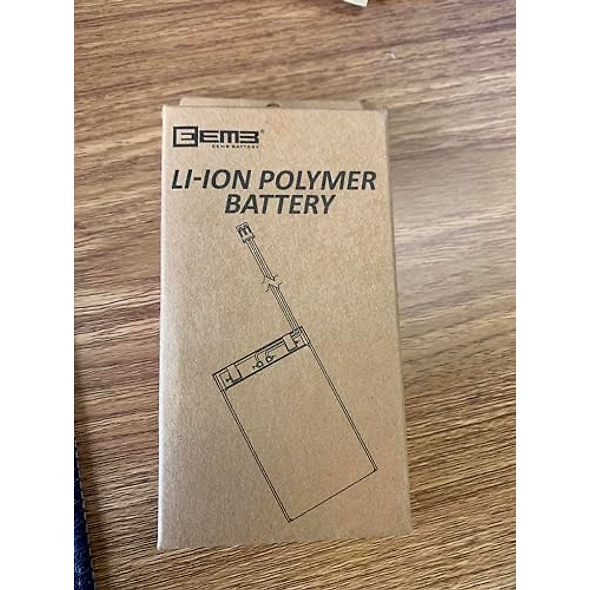 EEMB Lithium Polymer Battery 3.7V 820mAh 653042 Lipo Rechargeable Battery Pack with Wire JST Connector for Speaker and Wireless Device- Confirm Device & Connector Polarity Before Purchase