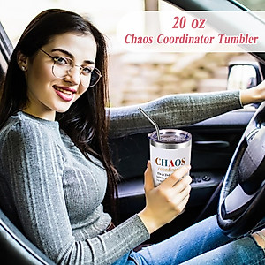 Thank You Gifts for Women, Chaos Coordinator Gifts for Coworker Bosses Day Employee Teacher Nurse Appreciation Gifts, Administrative Professional Day Gifts,Farewell Gifts, Christmas,Birthday Gifts