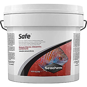 Seachem Safe Concentrated Dry Conditioner for Fresh and Salt Water, 8.8 Pound Container