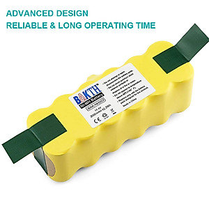 BAKTH 14.4V 3000mAh NI-MH Battery for iRobot Roomba 500 510 520 530 532 535 540 545 550 552 555 560 562 570 580 581 582 585 595 600 610 620 630 631 650 660 700 760 770 780 790 800 870 880 R3
