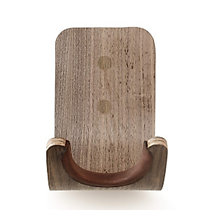 Belfi Design Plywood Guitar Wall Mount Holder with pick slot on top, Modern and unique Guitar Hanger for Bass Acoustic Electric Guitars Ukulele Folk Violin Mandolin Banjo skateboard Stand