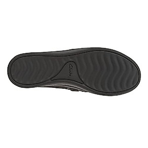 Clarks Women's Breeze Bali Loafer Flat, Black Synthetic, 6