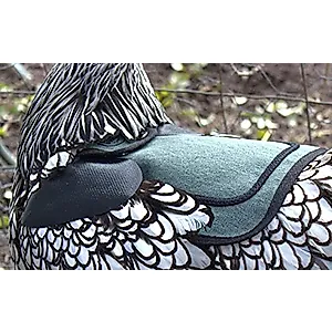 DOWN UNDER OUTDOORS 4 Pack Premium Chicken Saddle with Adjustable Straps to Suit Medium and Large Hens, Poultry Saver, Protector, Apron, Supplies, Care Products (Mixed Colors)