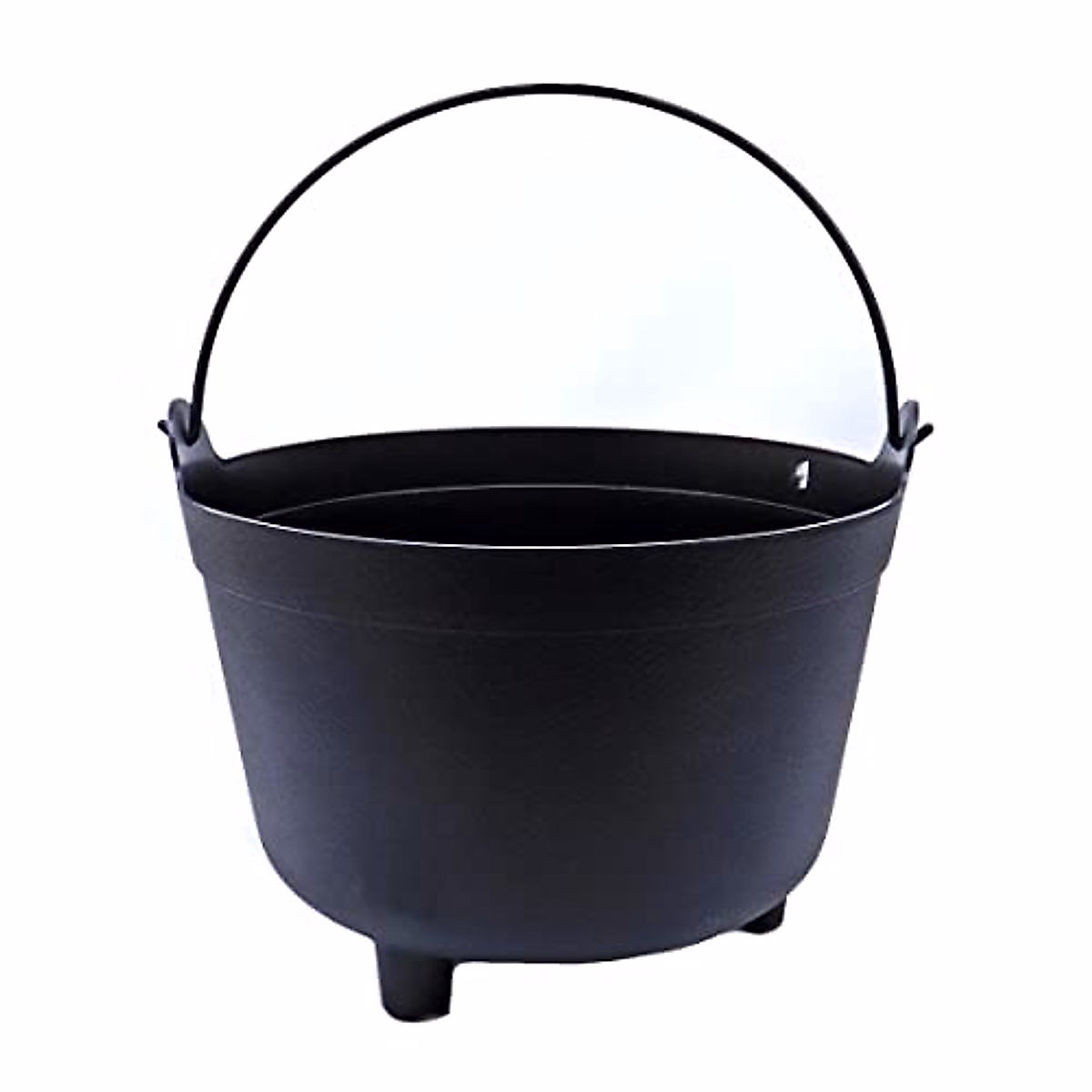 Witches Jumbo 15" Black Cauldron - Made in USA! Great for Halloween Decor, Parties, Trick or Treat Candy Bucket & More -Kettle Includes Handle - Xtra-Large 15 Inch Size