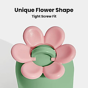 VETRESKA Dog Poop Bag Dispenser with Lavender Scented Dog Waste Bags, Extra Thick and Compostable Pet Waste Bag, 105 Bags with Unique Flower Shape Dog Poop Bag Holder for Dogs