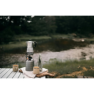 EspressPro- 6 Cup Moka Pot Espresso Maker- Grecas de Cafe Percolator Coffee Pot- Small Coffee Maker- Camping Coffee Makers- Portable Coffee Maker- Cuban Coffee Maker- Stove Top Espresso Coffee Maker