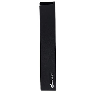Restaurantware Sensei 12 x 2 Inch Knife Sleeve, 1 BPA-Free Knife Protector - Fits Chef Knife, Felt Lining, Black Plastic Knife Blade Guard, Durable, Cut-Proof