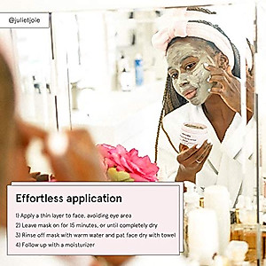 Dead Sea Mud Mask (120ml) - Vegan Detox Dead Sea Mask - Mud Masks For Face And Body Mask - Mud Face Mask For Oily Acne, Blackheads by grace and stella