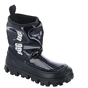 UGG Unisex-Child Classic Brellah Mini Boot, Black, 2 Little Kid