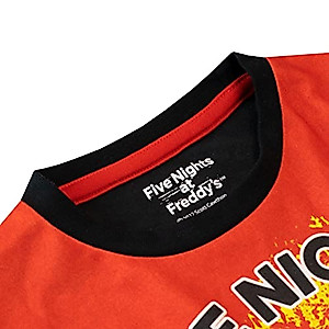Five Nights at Freddy's Boys FNAF Pajamas Red Size 8