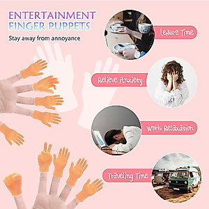 Tiny Hands,20Pcs Miniature Little Hands Realistic Design Funny Mini Hands for Fingers Gifts Prank Gag Party Favors