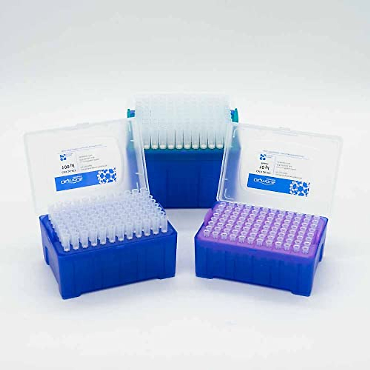Olympus Plastics 10µl Universal Filter Pipette Tips, Standard Reach, Low Binding, Racked, Sterile, 10 Racks of 96 Tips/Unit (960 Tips) (26-400)