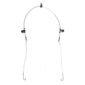 Bullet Weights Perch Rig Silver Perch Rig 1 rig/ea, Multicolored, One Size, (PCHRIG-SLV)