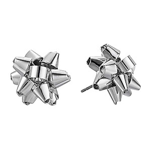 Kate Spade New York Studs Earrings Bourgeois Bow Silver