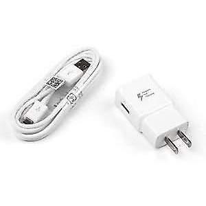 Samsung Galaxy Tab E 8.0 Tablet Adaptive Fast Charger Micro USB 2.0 Cable Kit! True Digital Adaptive Fast Charging uses Dual voltages for up to 50% Faster Charging!
