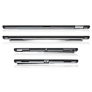 ZUGU CASE 2017/2015 iPad Pro 12.9 inch (Old Model) 1st & 2nd Gen Case Prodigy X, Very Protective But Thin, Convenient Magnetic Stand, Sleep/Wake Cover for Men & Women, Black