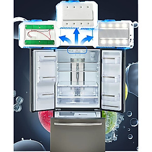 Refrigerator LED Light Board for Whirlpool Kenmore Maytag W11043011 W10866538 PS12070396(PCB Only)