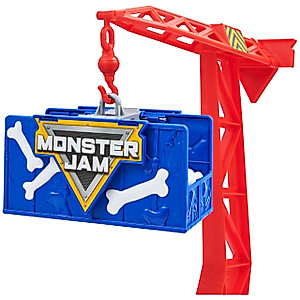 Monster Jam, Blastin’ Bones Playset with Exclusive Monster Mutt Dalmatian, Monster Truck Kids Toys for Boys Aged 3 and Up