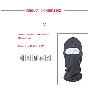 UV Protector Scarf Shiesty Mask Pooh Shiesty Mask Military Balaclava Sun Protection Long Neck Cover Ski Mask BikeBandana Black
