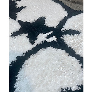 LUXAPE Ka-ws Rug - Bape Star Rug - Hypebeast Room Decor - Handmade & Premium- 27in W * 20in L (70 * 50cm) - Ka-ws Design - Hypebeast Rug - Preppy Decor - Bape Rug - Luxape Rug (Kawed)