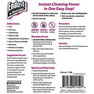 Endust for Electronics Screen Cleaner Spray, Electronic Anti-Static Cleaning Gel and Dusting Pump Multi-Surface Spray, For Plasma, LCD, Tablet, and Computer Screens, Monitor and Keyboard, Phone(11414)