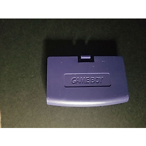 PURPLE / INDIGO GAME BOY LOGO ADVANCE REPLACEMENT BATTERY COVER LID DOOR