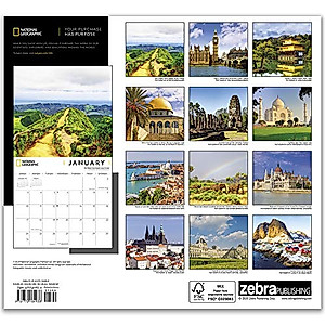 National Geographic World Travel 2021 Wall Calendar