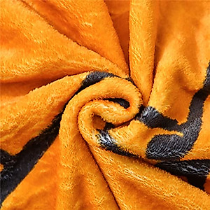 Yotsuba Nakano Cute Bear Snuggly Blanket 60 X 50 in, Flannel Blanket Fluffy Cozy Fuzzy Throws Non-Shedding for Nap Bed Sofa Couch Home Decor