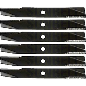 (6 Pack) Premium Medium Lift Replacement XHT Lawn Mower Blade Fits Toro/Wheel Horse 10-6637 | 16" x 2" / 0.75" Hole