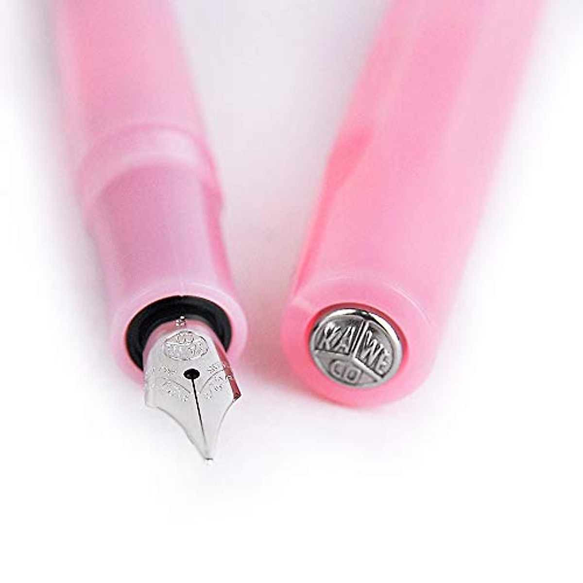 Kaweco Frosted Sport Fountain Pen Blush Pitaya, Fine Nib with Kaweco Sport Octagonal Clip Chrome (2019 Novelty)