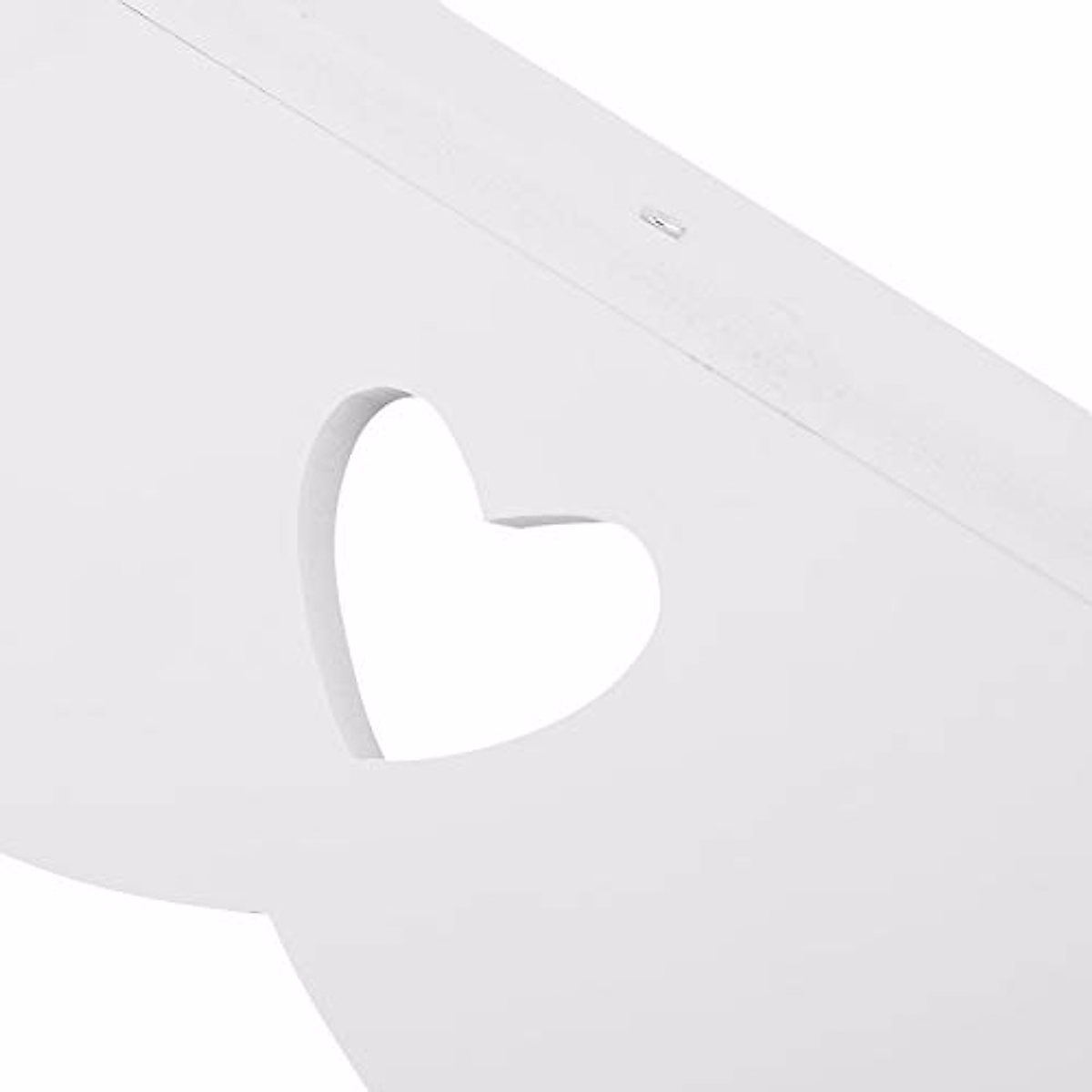 Fdit White Carved Wall Hanging Hollow Wall Shelf Wall Decoration Coat Rack Hook Display Stand Rack Storage for Books Collections Utility Decorative Bedroom Living Room