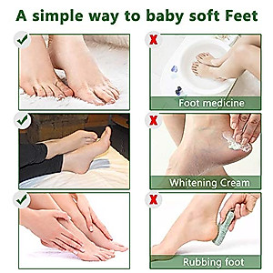 Foot Peel Mask 3 Pack, Exfoliating Foot Sock Mask, Baby Soft Foot Mask, Peel Away Calluses & Dead Skin, Repair Rough Heels in 1-2 Weeks, Build Silky and Soft Feet for Men & Women, Tee Tree Essence