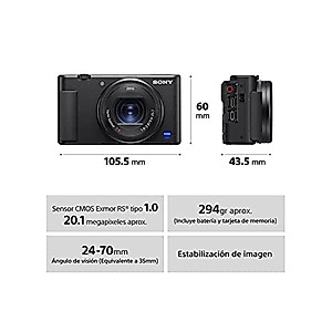 Sony ZV-1 Camera for Content Creators, vlogging and YouTube with flip Screen and Microphone (Renewed)