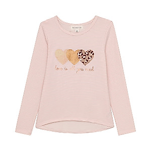 BTween Little Girls 4pc wardrobe pack, Long Sleeve top, Short sleeve top, Tutu skirt, legging