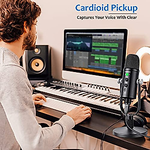 Mercase USB Microphone and Mic Arm Stand