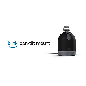 Blink Mini Pan-Tilt Mount | Rotating mount accessory for Mini indoor plug-in smart security camera (Black)