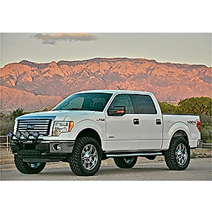 N-Fab Bumper | Textured Black, For 4 - 9in Lights - w/out License Plate Tabs | F094LB-TX | Fits 2009-2014 Ford F-150 / Lobo / Raptor