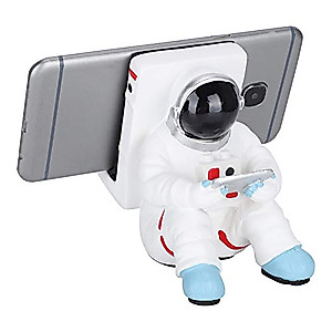 Pssopp Phone Stand, Cute Mobile Phone Stand Creative Cell Phone Stand Astronaut Mobile Phone Holder Resin Tablets Phone Holder Desk Smartphone Dock