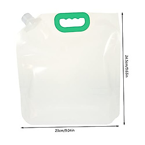 Zerodeko 20 pcs Transparent grain bag clear storage bag food storage bags airtight storage bags stand up grain bag rice grain sealed bags rich storage clear grain dry food household