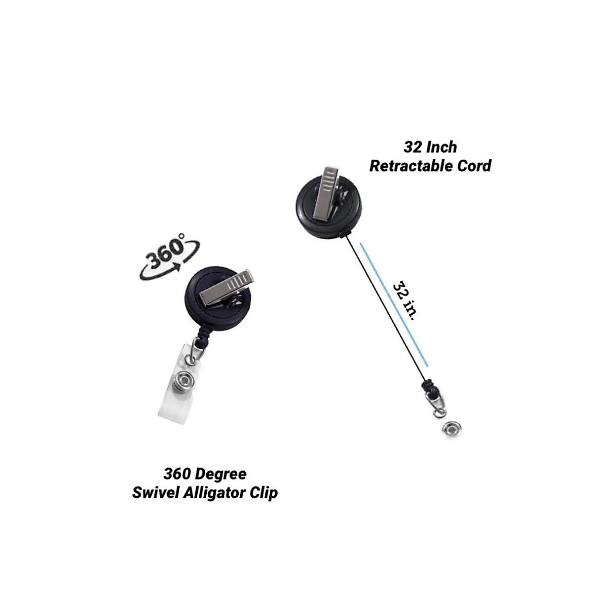 Christmas Nurse Badge Reel, Cute Holiday ID Holder, Retractable Alligator Clip