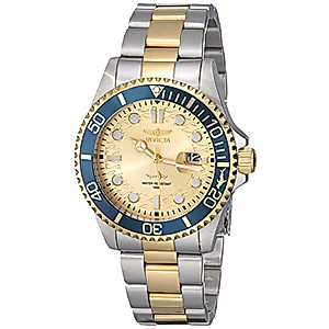 Invicta Men's Pro Diver Quartz Watch, Two Tone, 30022