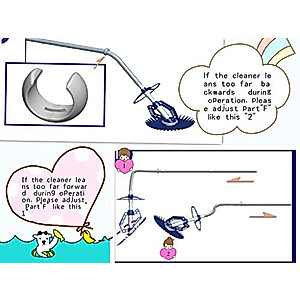 VINGLI Pool Vacuum Cleaner Automatic Sweeper Swimming Pool Creepy Crawler Vacuum