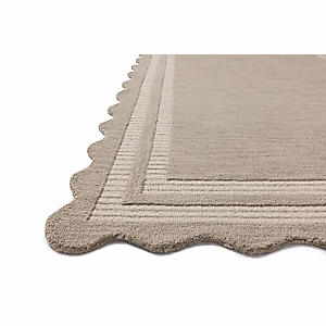 Loloi Chris Loves Julia Scottie Collection SCO-01 Fog/Ivory 2'-6" x 9'-9", .87" Pile Height, Runner Rug