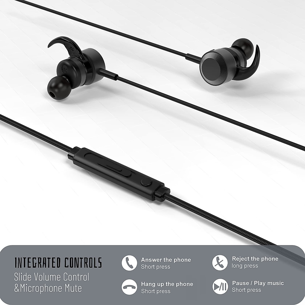 targeal USB C Wired Gaming Ear Buds - 7.1 Surround Sound in-Ear Headphone - Detachable Microphone - Integrated Mute and Volume Control - Gamer Earbuds for Mobile Gaming, Switch, Xbox One, PS, PC