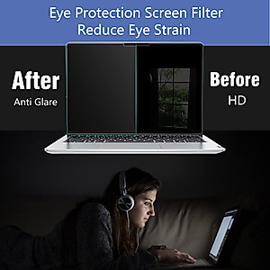 2 Pack Anti Blue Light Screen Protector for LG Gram 17 17Z90S/17Z90Q/17ZB90R/17Z90R & LG UltraPC 17U70P/17U70Q Laptop (17 inch),-Blocking Blue Light-Anti Glare Anti Fingerprint Shield