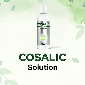 Cosalic Coal Tar and Salicylic Acid Solution Dandruff Free Shampoo with Salicylic Acid for Dry Scalp, Itch Relief, Psoriasis & Seborrheic Dermatitis - 6.8 Fl Oz(Pack of 2)