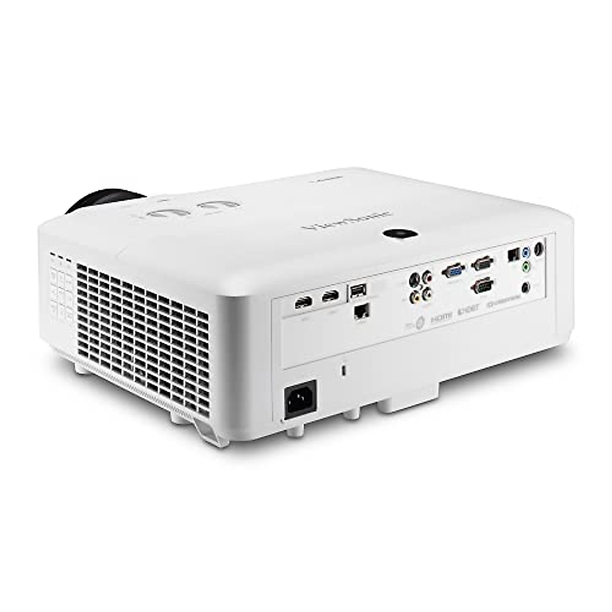 ViewSonic LS921WU 6000 Lumens WUXGA Short Throw Laser Projector for 200 Inch Screen, Dual HDMI, 4K HDR HLG Support, 1.1x Optical Zoom for Business and Education, White